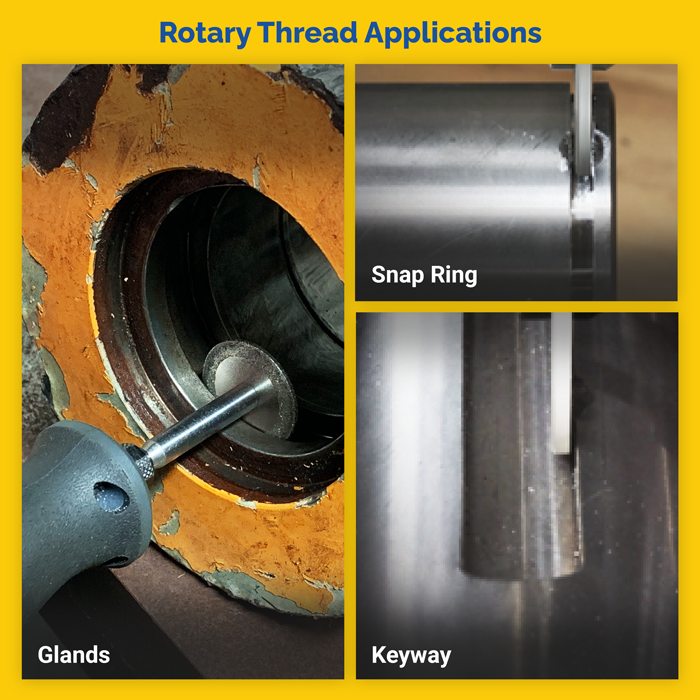 RTK-GLAND - 4 Piece Groove & Gland Restore Kit · Rotary Thread