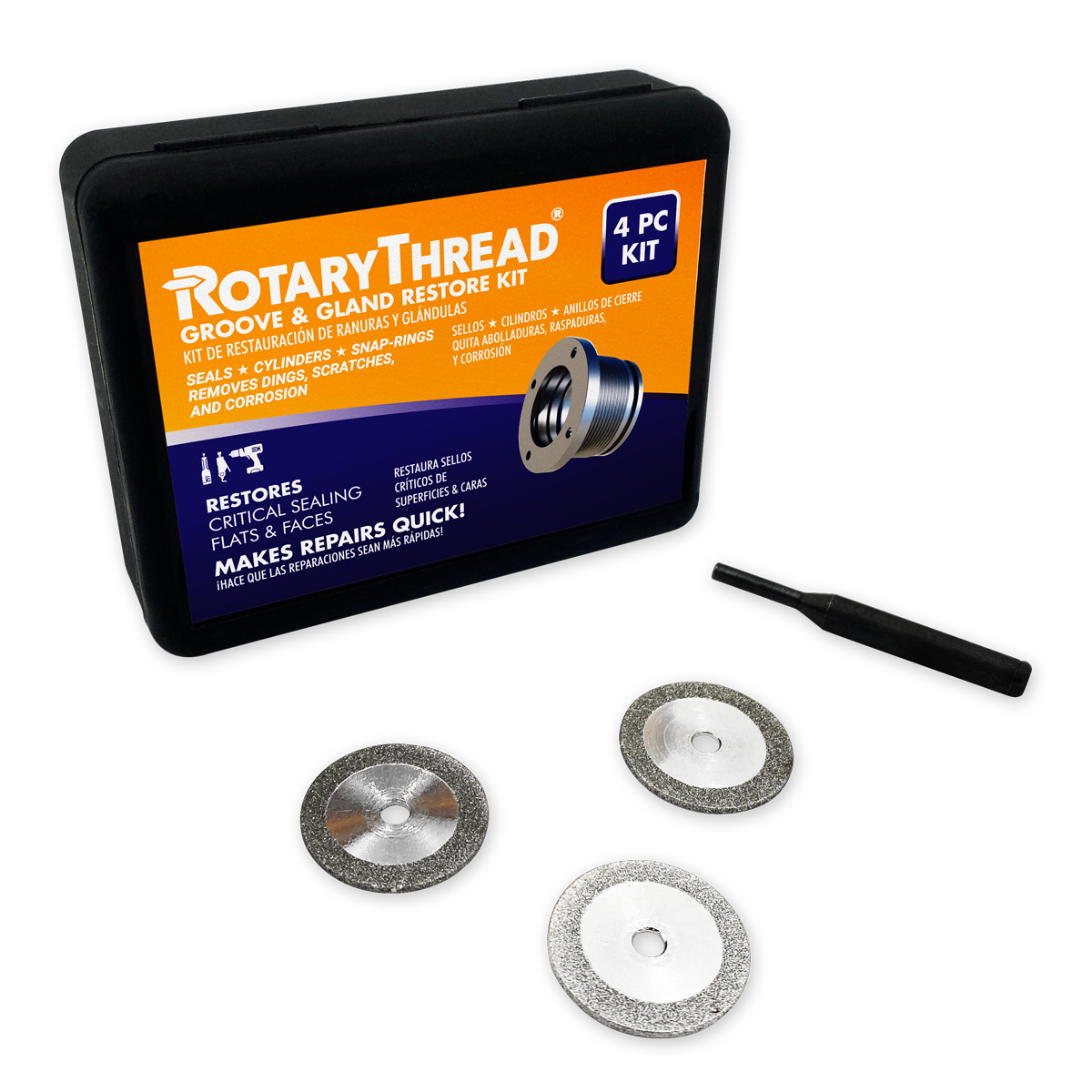 RTK-GLAND - 4 Piece Groove & Gland Restore Kit · Rotary Thread