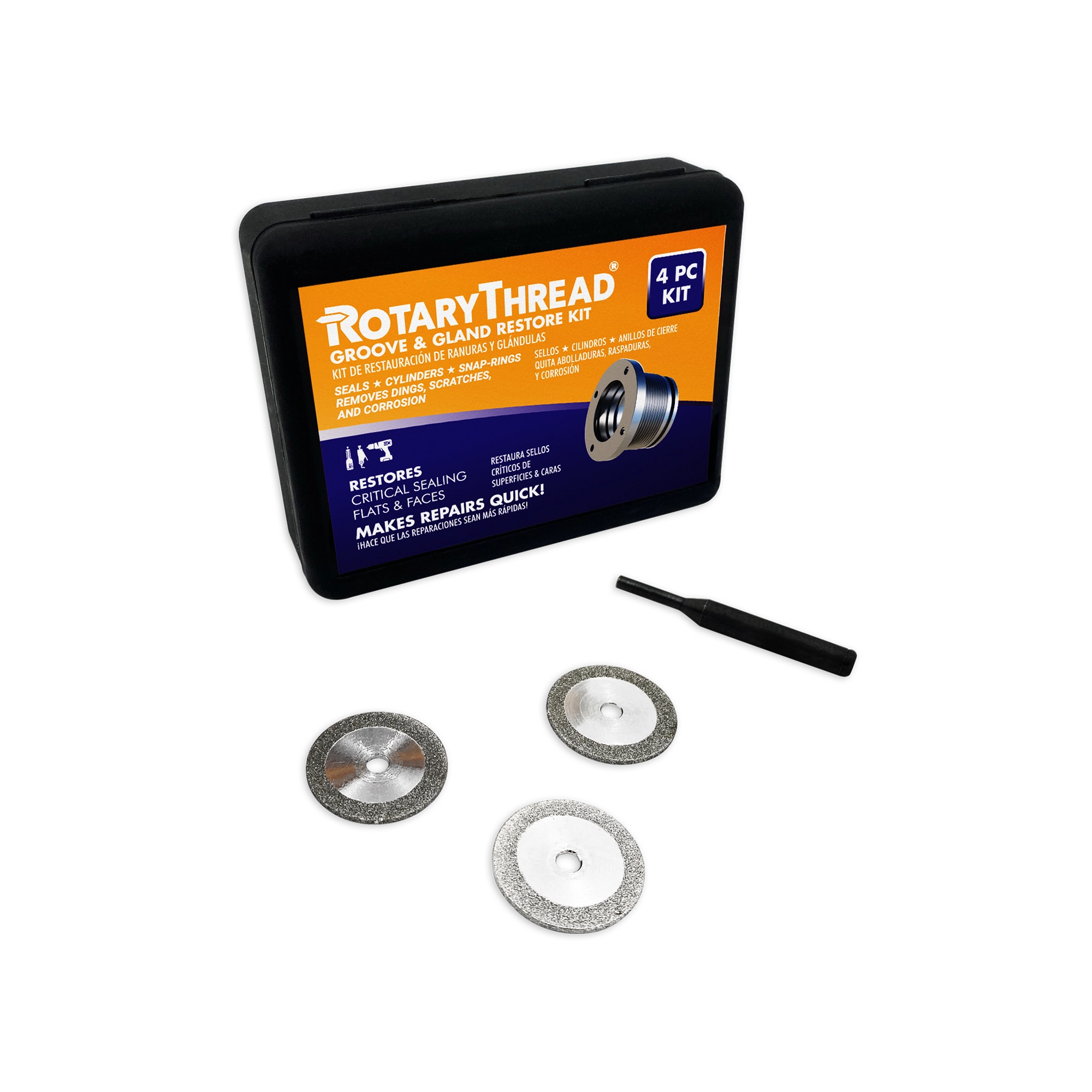 RTK-GLAND - 4 Piece Groove & Gland Restore Kit · Rotary Thread